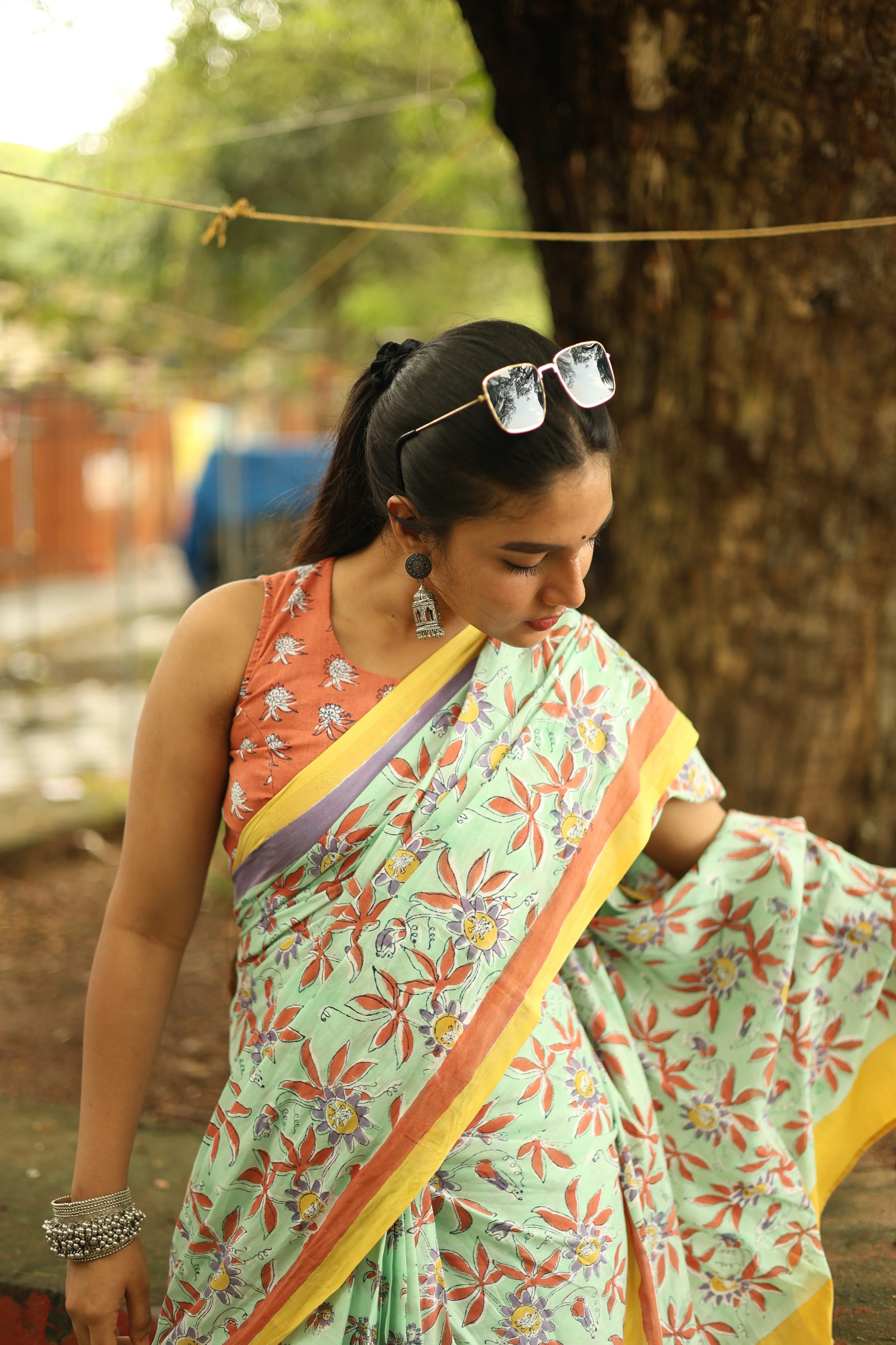 Bloom This Saawan: Floral Phoolwari Sarees for Monsoon Magic– CHHAPA