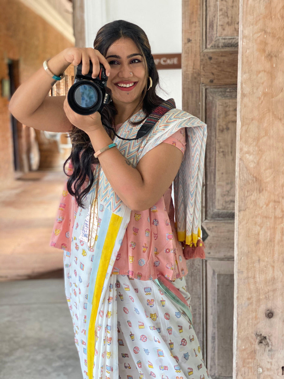 Hand Block Printed SAREES – CHHAPA