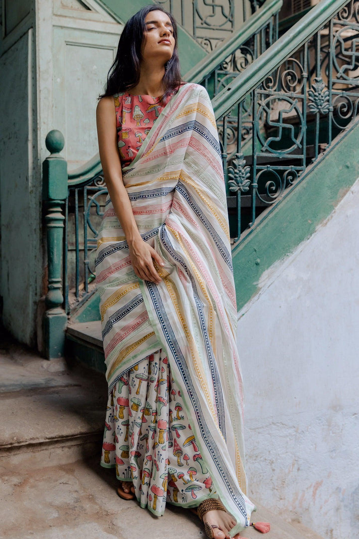 Hand Block Printed SAREES – CHHAPA