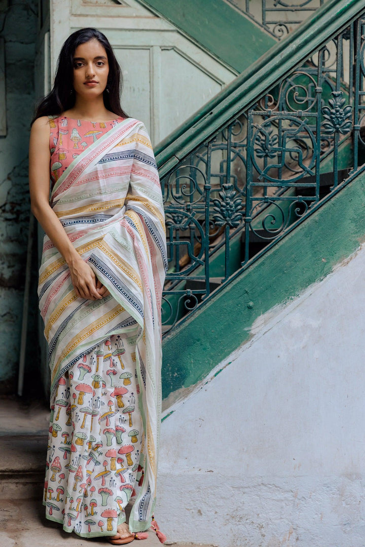 Hand Block Printed SAREES – CHHAPA