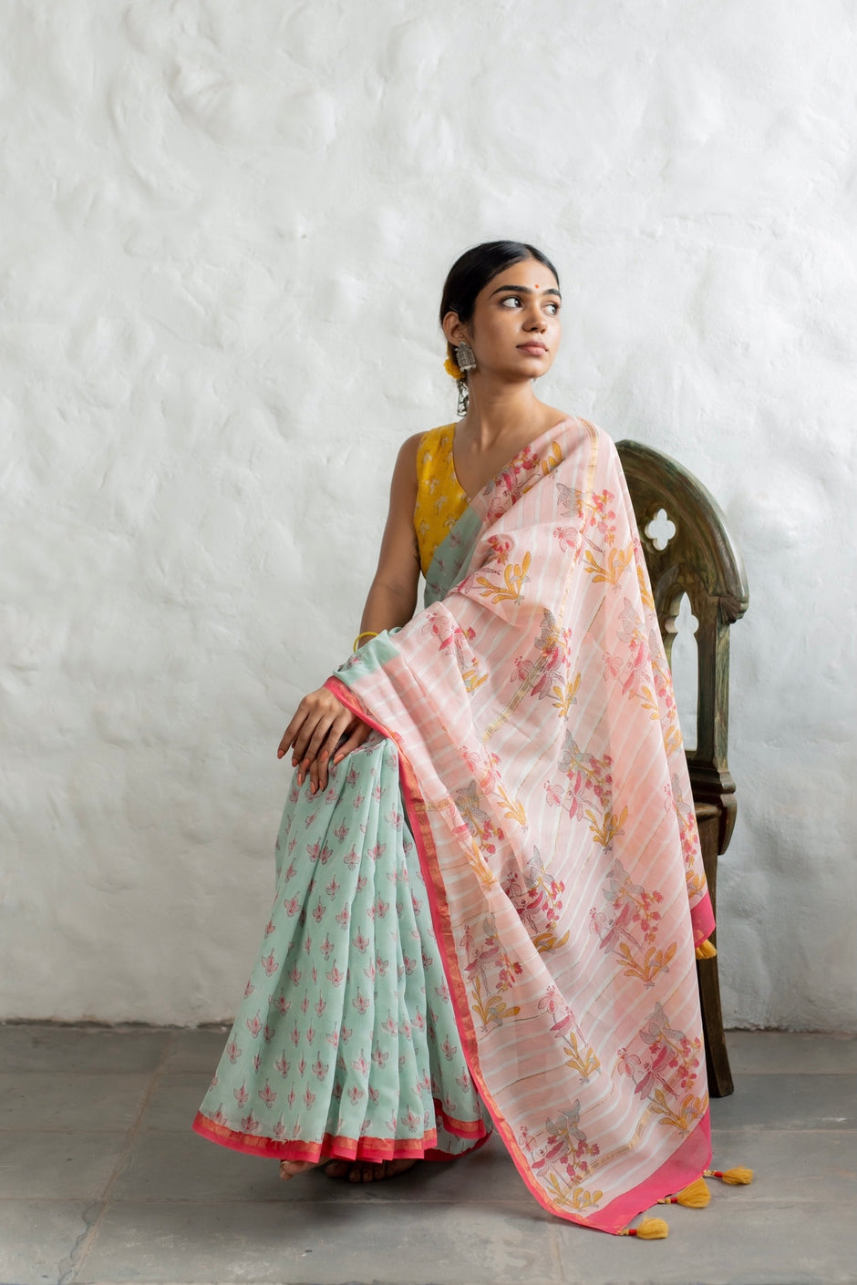 Hand Block Printed SAREES – CHHAPA