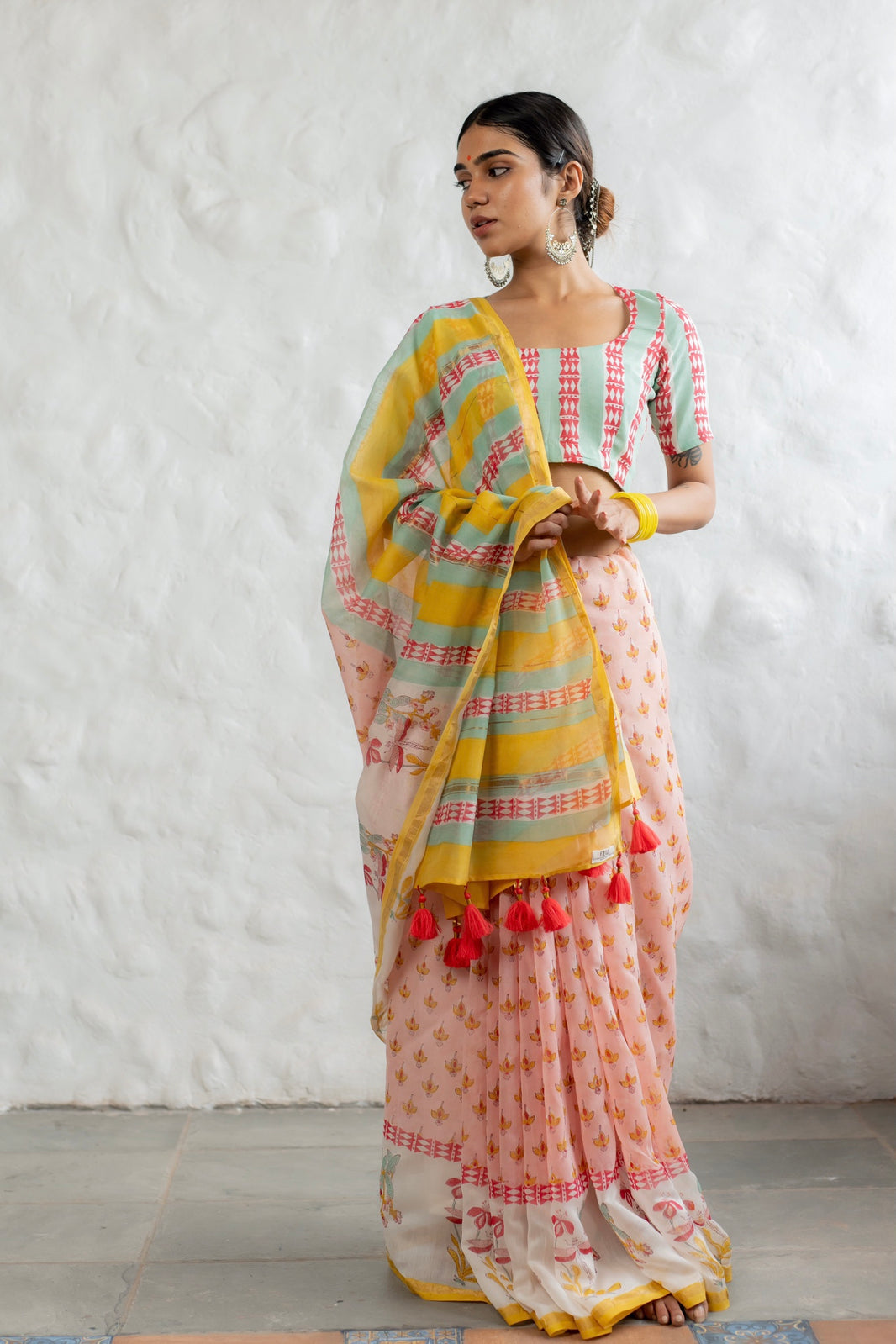 Hand Block Printed SAREES – CHHAPA
